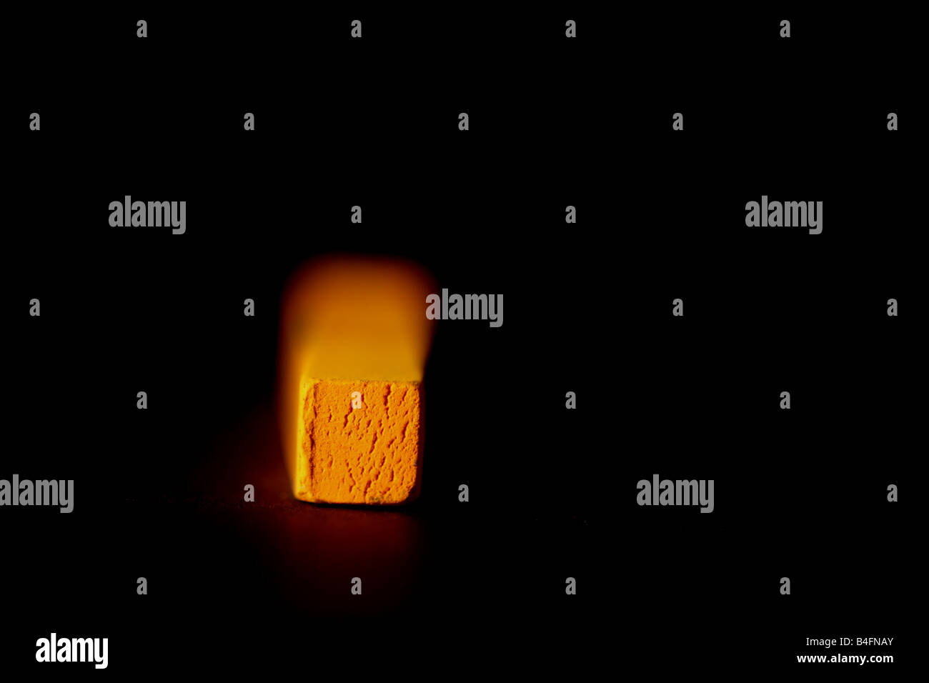 "colour color - yellow chalk Stock Photo - Alamy