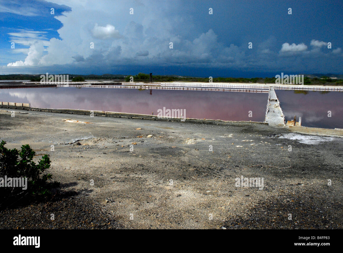 The Salt Flats, Las Salinas de Cabo Rojo Puerto Rico Stock Photo - Alamy
