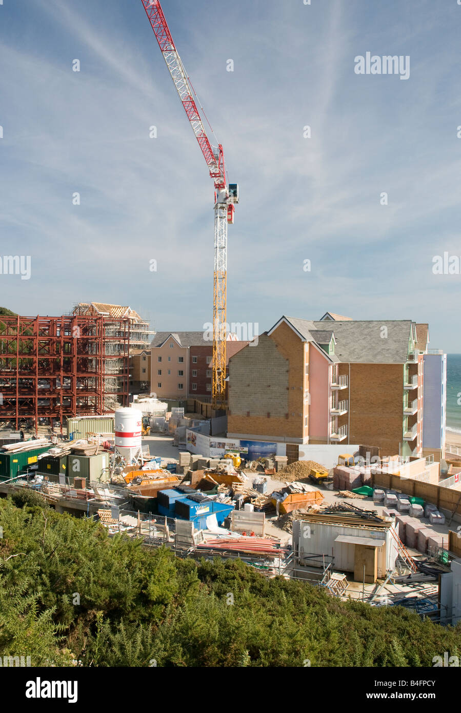 The Barratt Homes development of seafront apartments on Boscombe ...