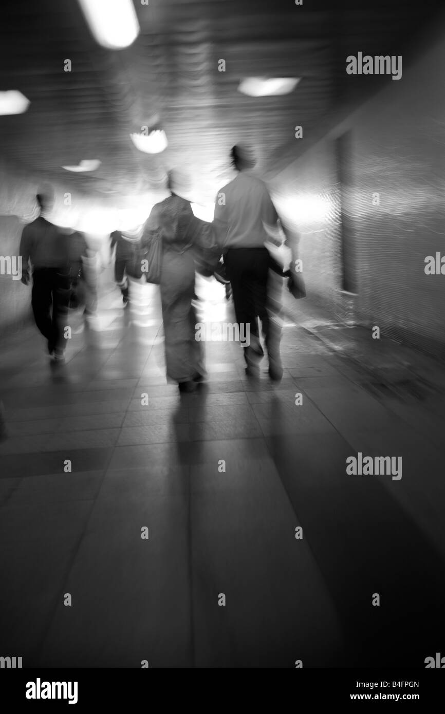 Subway Tunnel Passageway Stock Photo - Alamy