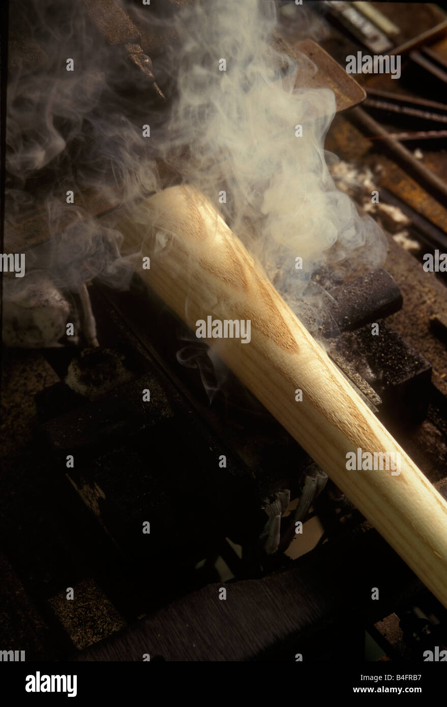 burning baseball bat plates Stock Photo - Alamy