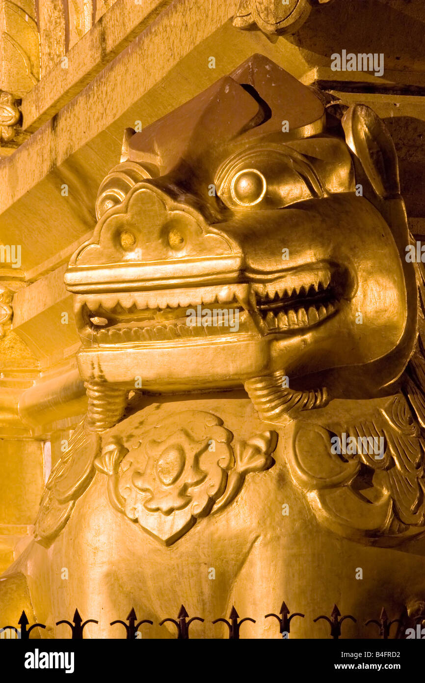 Asia myanmar bagan lion temple hi-res stock photography and images - Alamy
