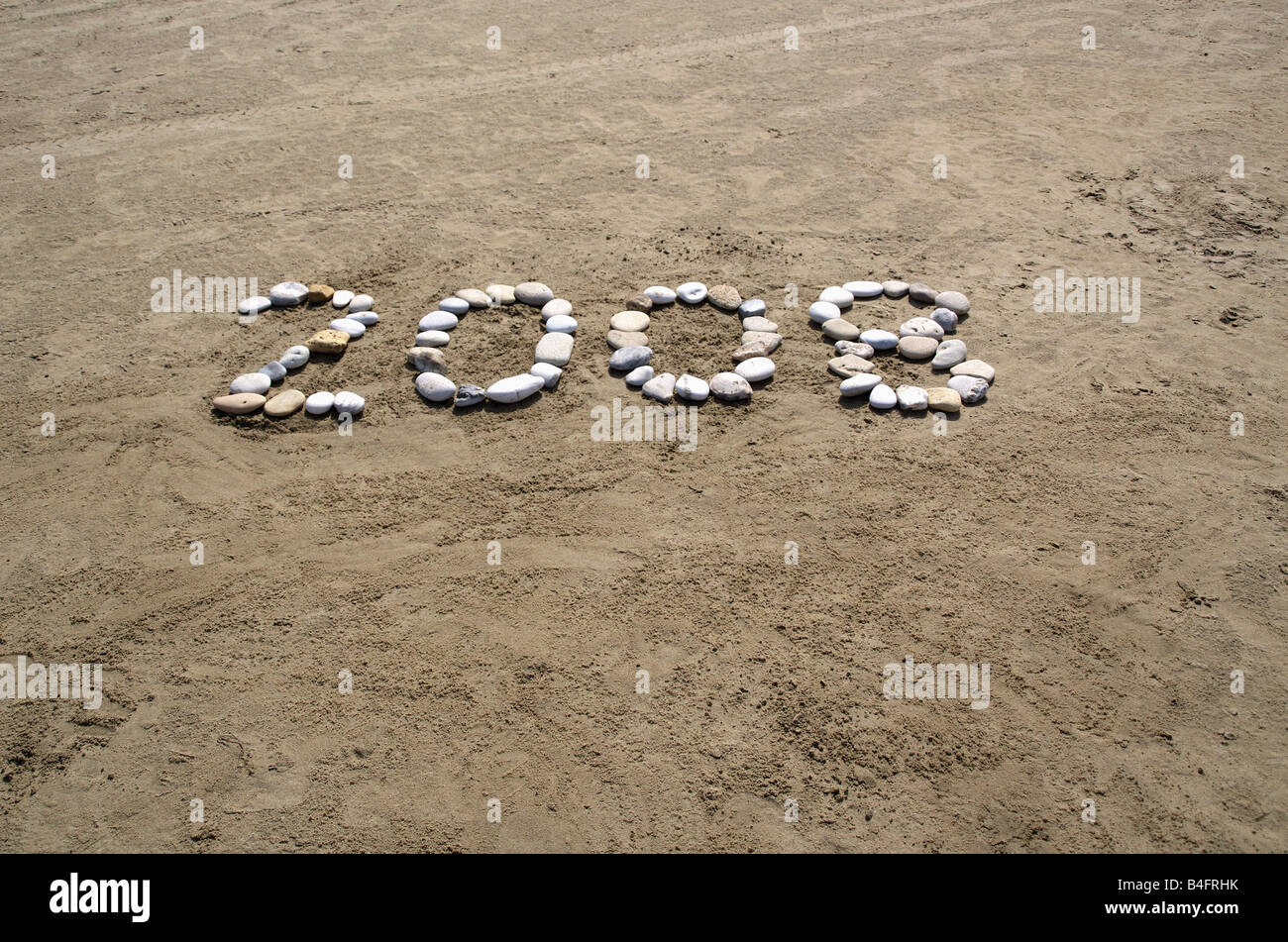 2008 written in the sand hi-res stock photography and images - Alamy