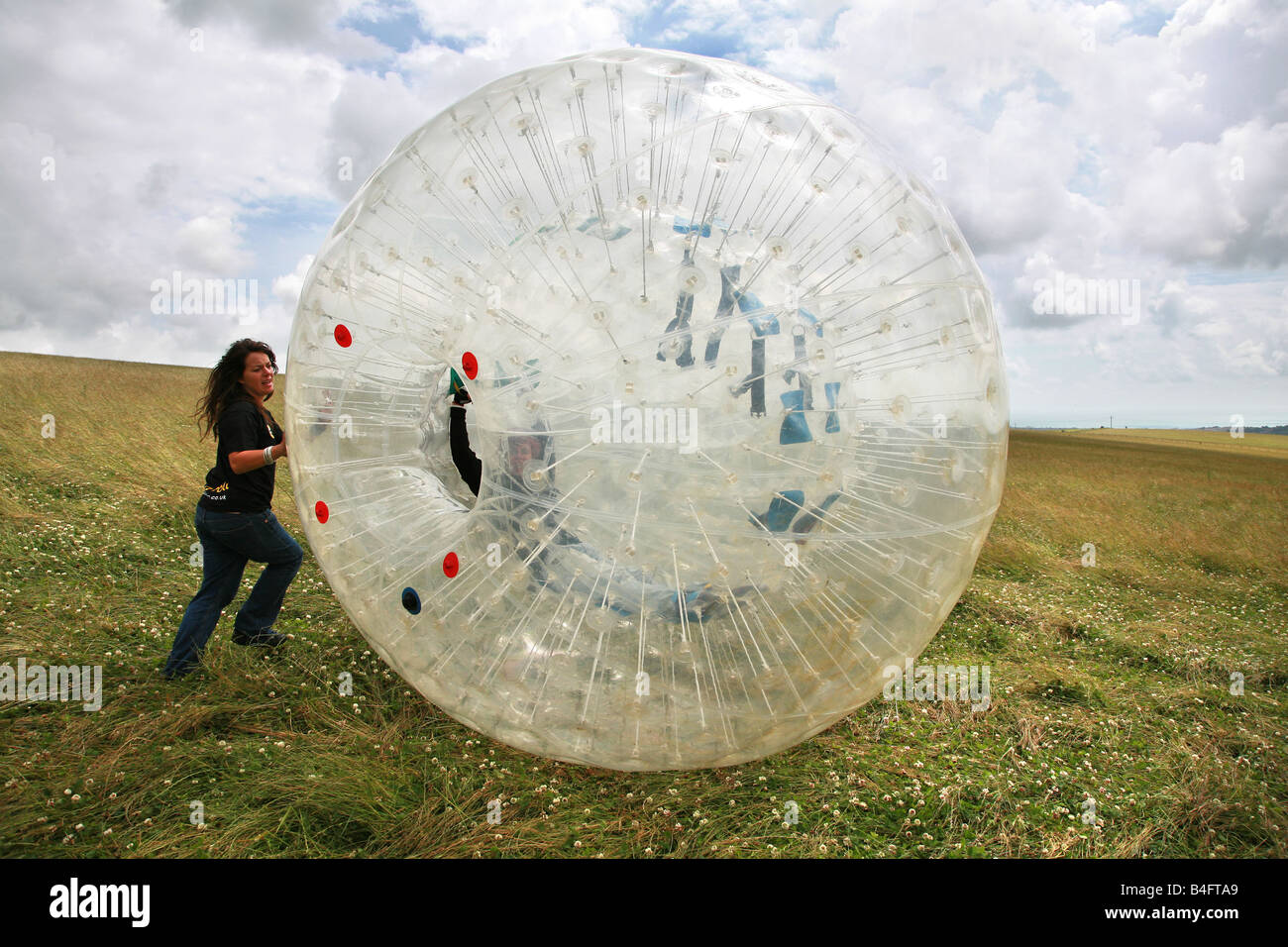 Zorbing ball hi-res stock photography and images - Alamy
