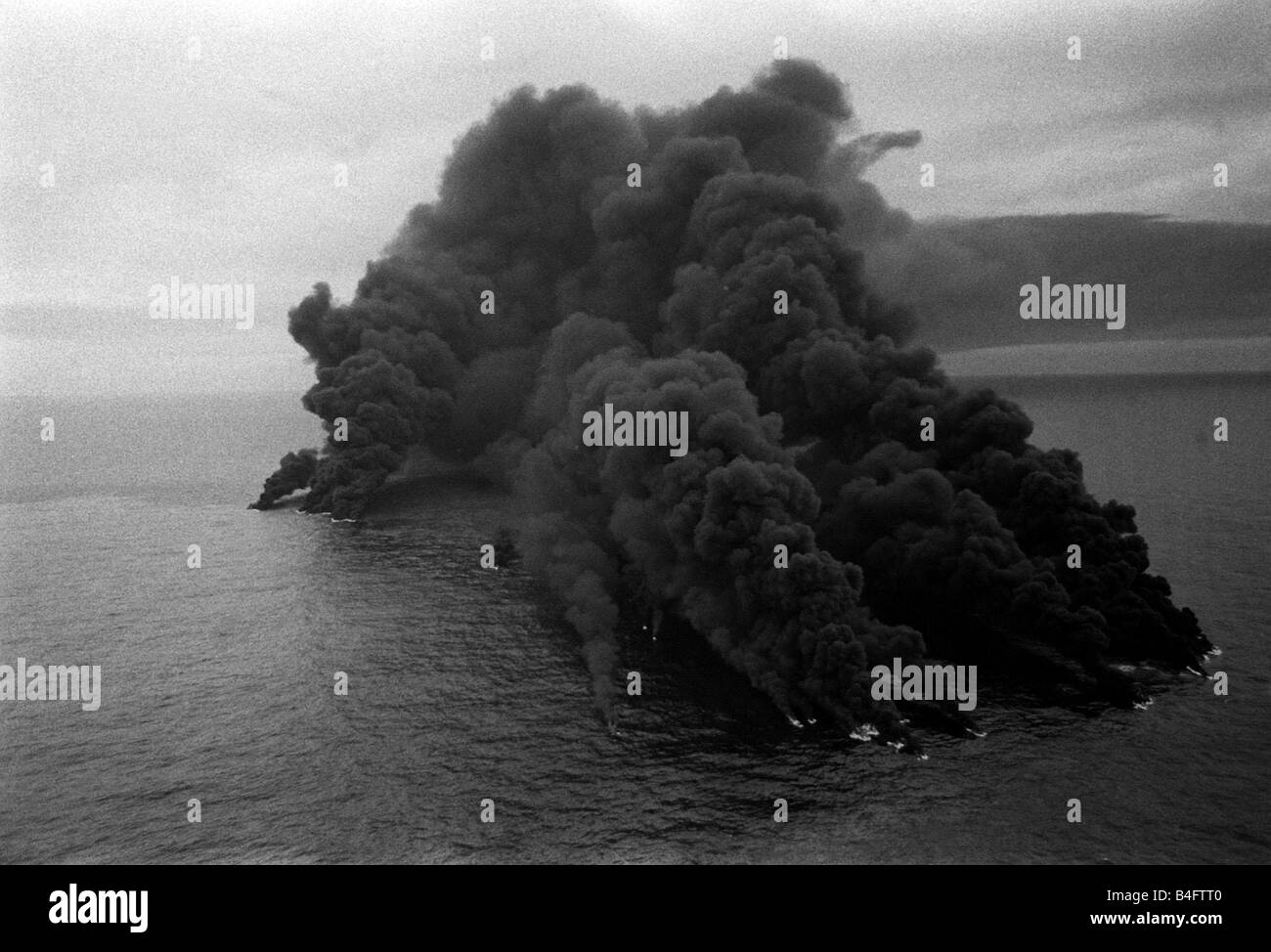 The Torrey Canyon a Crude Oil tanker which sank off the shores of ...