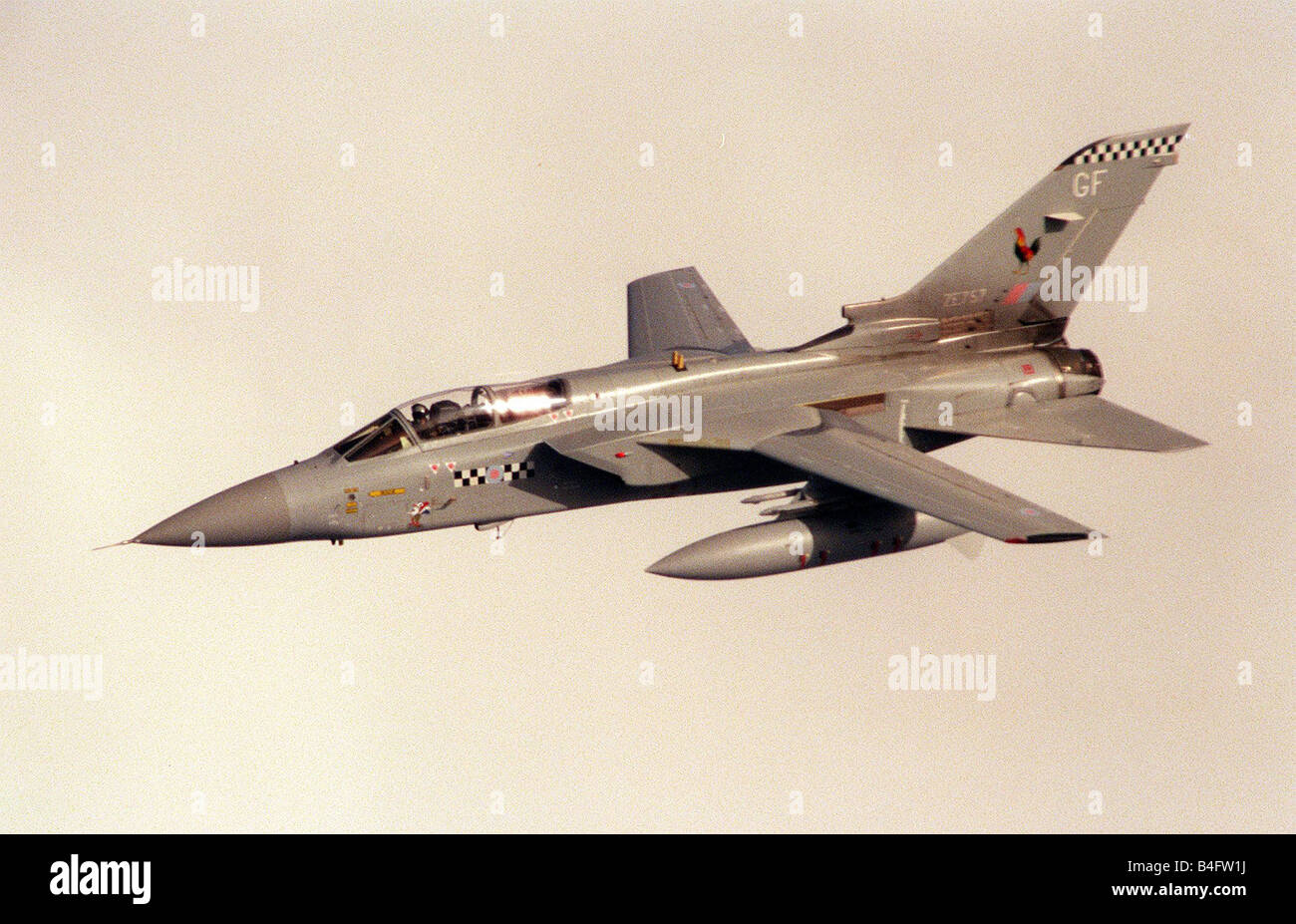 Aircraft Royal Air Force Tornado F3 of 43 Squadron March 1992 flying on ...
