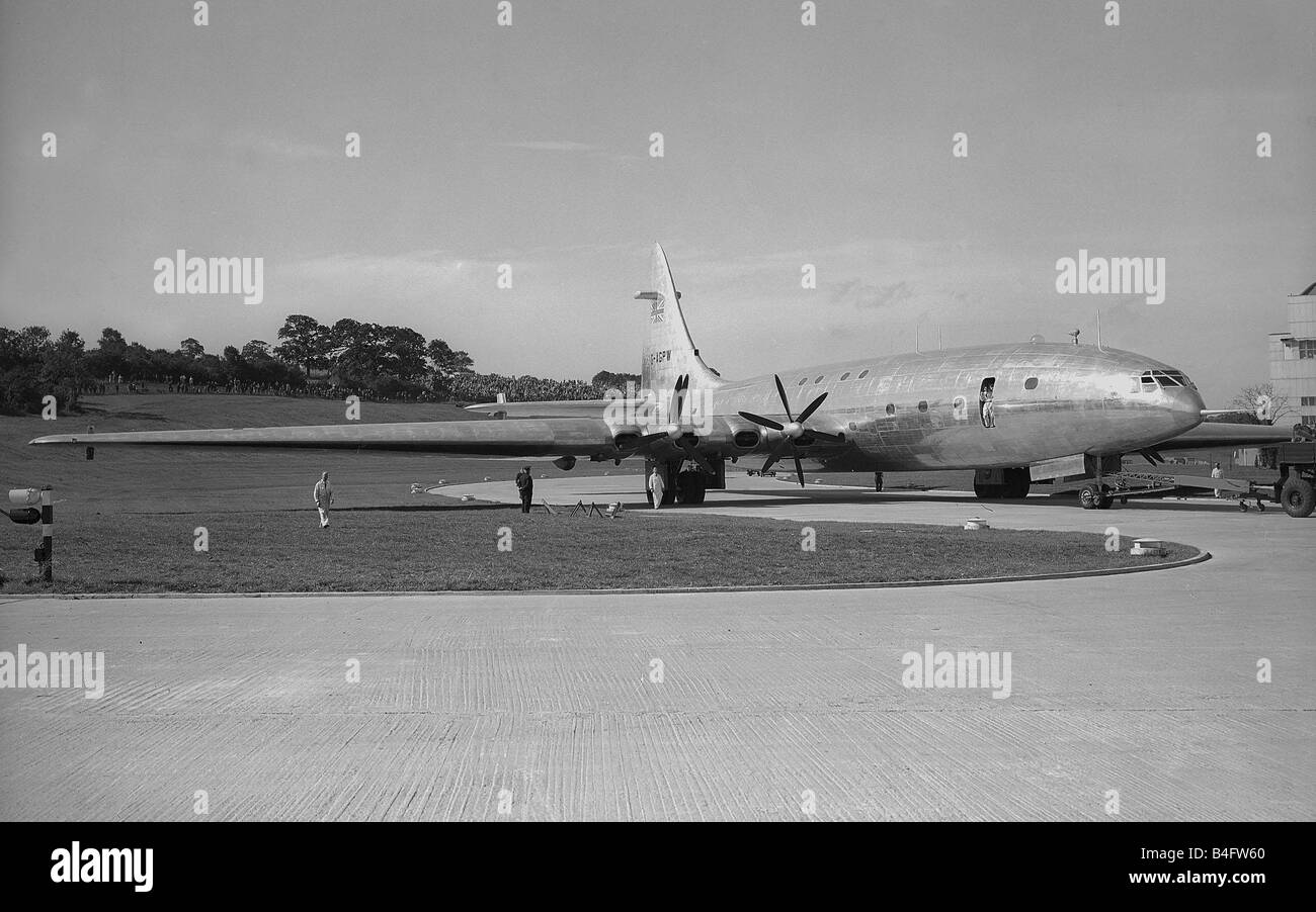 Aircraft Bristol B167 Brabazon 1 the world largest aircraft prepares ...