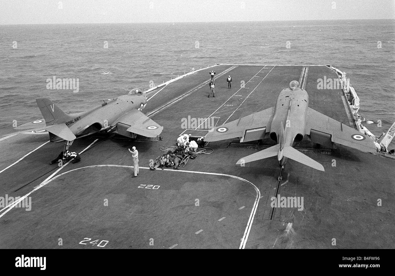 Royal Navy Aircraft Carrier HMS Victorious August 1959 2 Fleet Air Arm ...