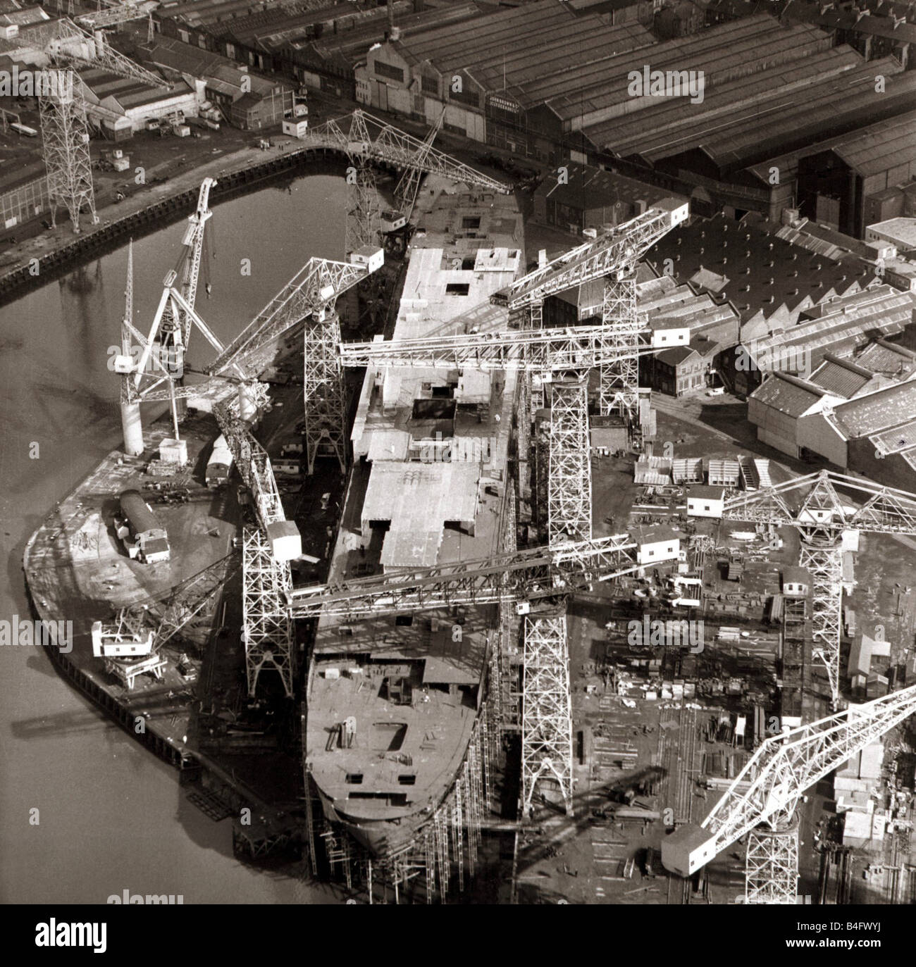 Aerial view of clydebank hi-res stock photography and images - Alamy