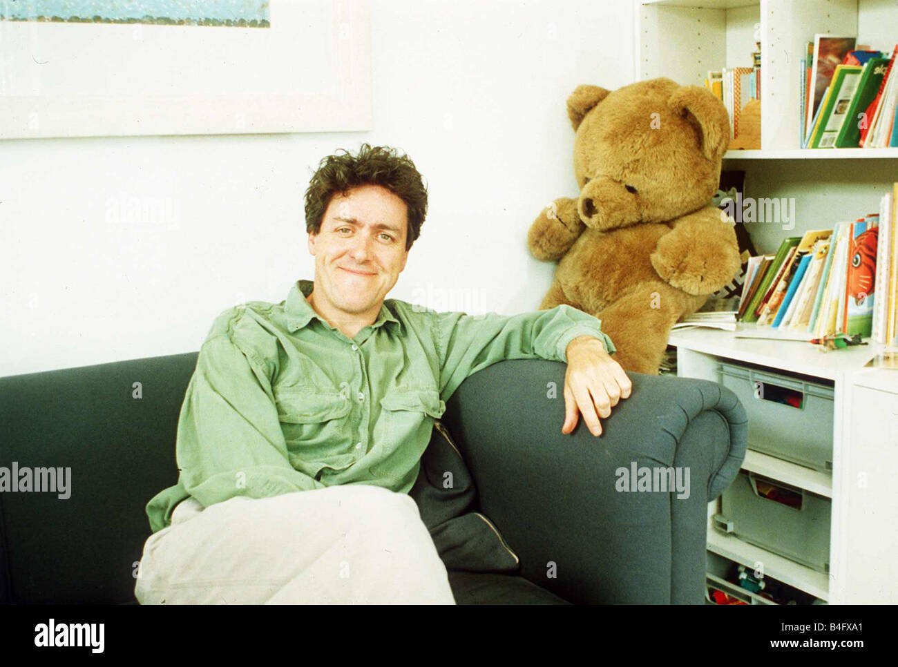 Actor and comedian Grif Rhys Jones at home dbase MSI Mirrorpix Stock ...