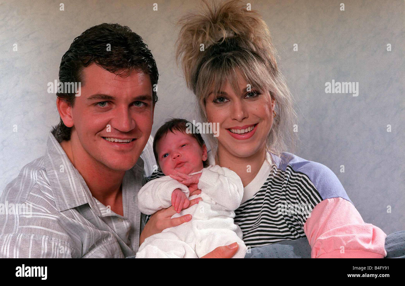 Craig Fairbrass Actor and Family January 1990 Mirrorpix Stock Photo ...