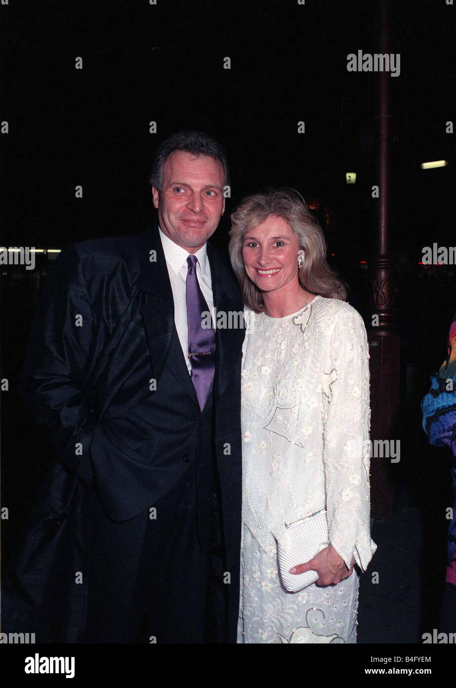 Peter Dean actor with wife Eastenders cast dinner Mirrorpix Stock Photo ...