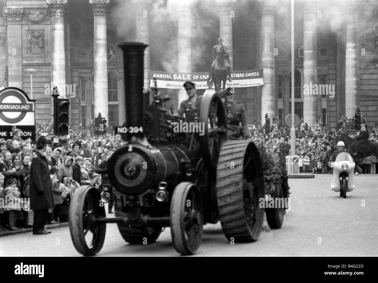 A steam traction engine seen here taking part in the November 1971 Lord ...
