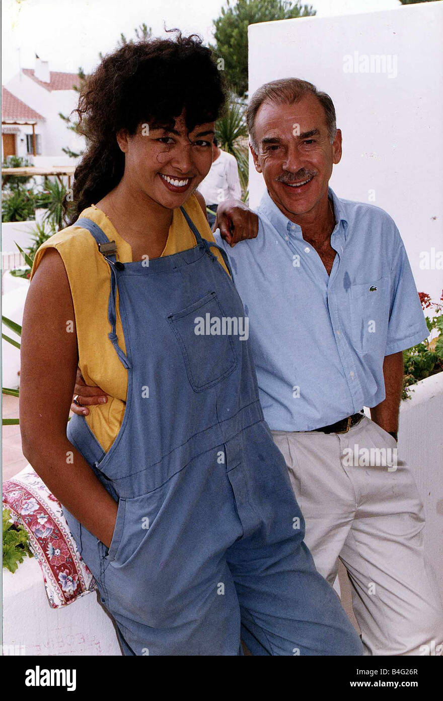 Buki Armstrong actress left as Gerry in Eldorado with her screen ...