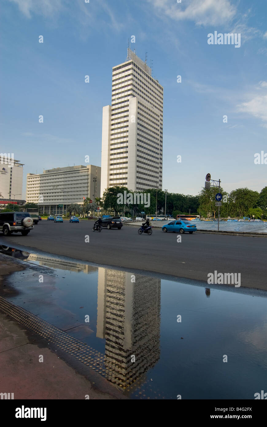 High rise building in jakarta metropolis city hi-res stock photography ...