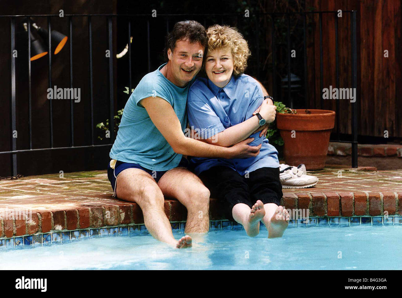 Brenda Fricker Actress With boyfriend Peter Cafrie At Home In Beverly ...