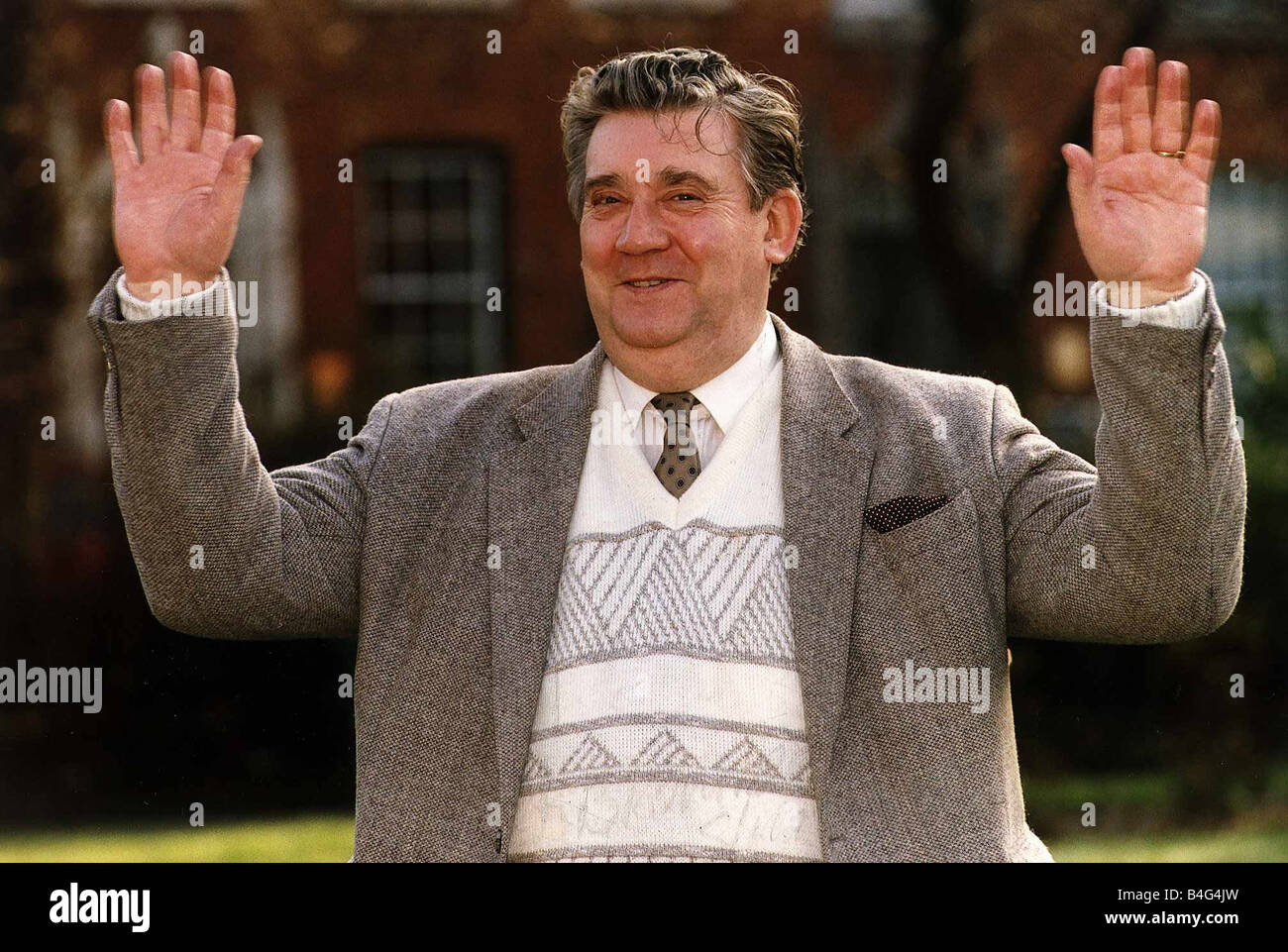 Bryan Mosley Actor who plays Alf Roberts in Coronation Street Stock ...