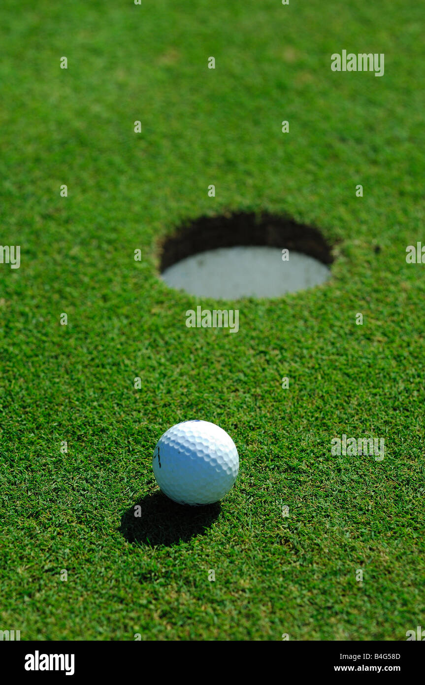 Golf hole above hi-res stock photography and images - Alamy