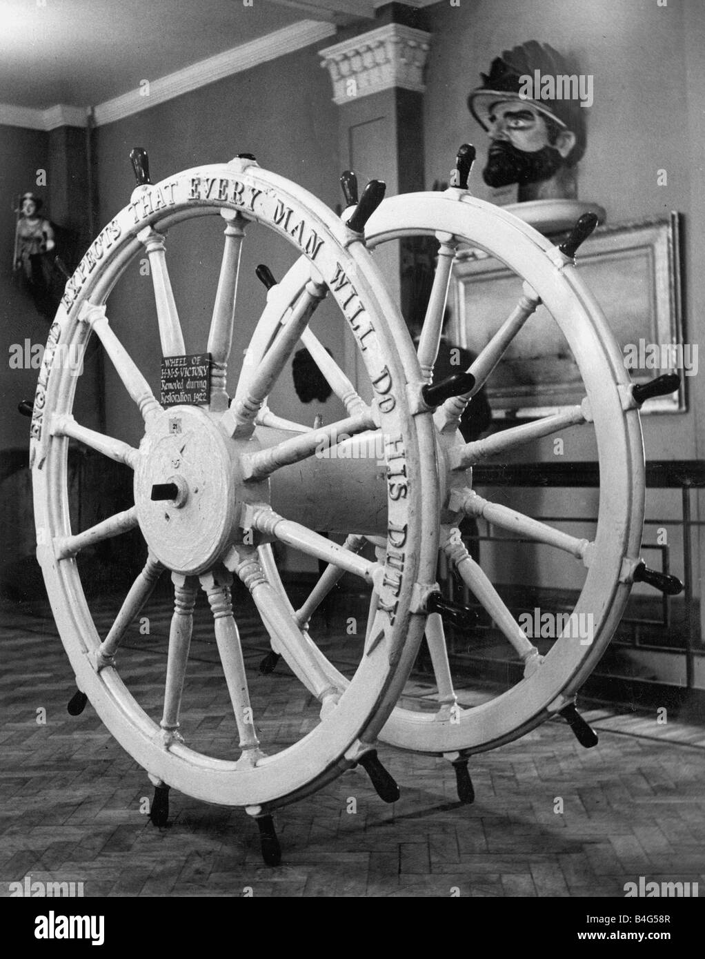 HMS Victory the Battle of Trafalgar flagship of Lord Nelson The ...