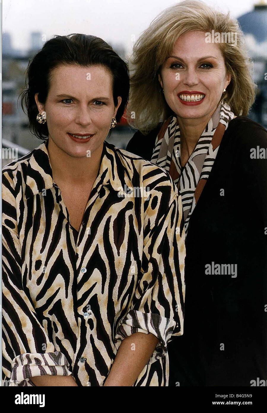 Jennifer Saunders Comedian Actress with Joanna Lumley Actress stars of ...