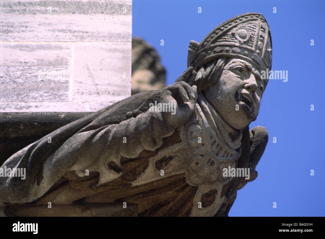 Statue detail, Magdalen College, Oxford, UK Stock Photo - Alamy
