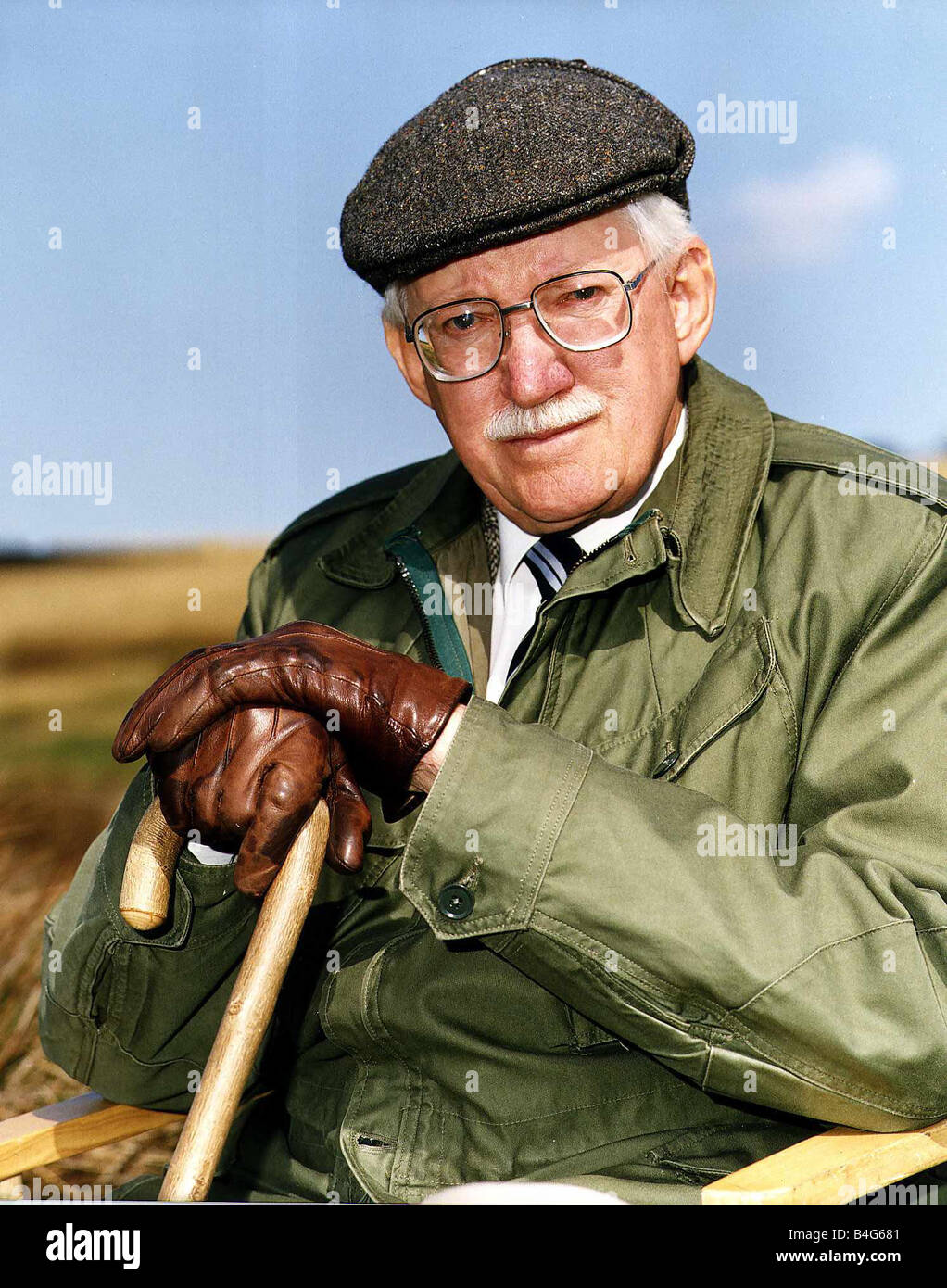 Brian Wilde Actor was in Last Of The Summer Wine Sitting in chair Stock ...