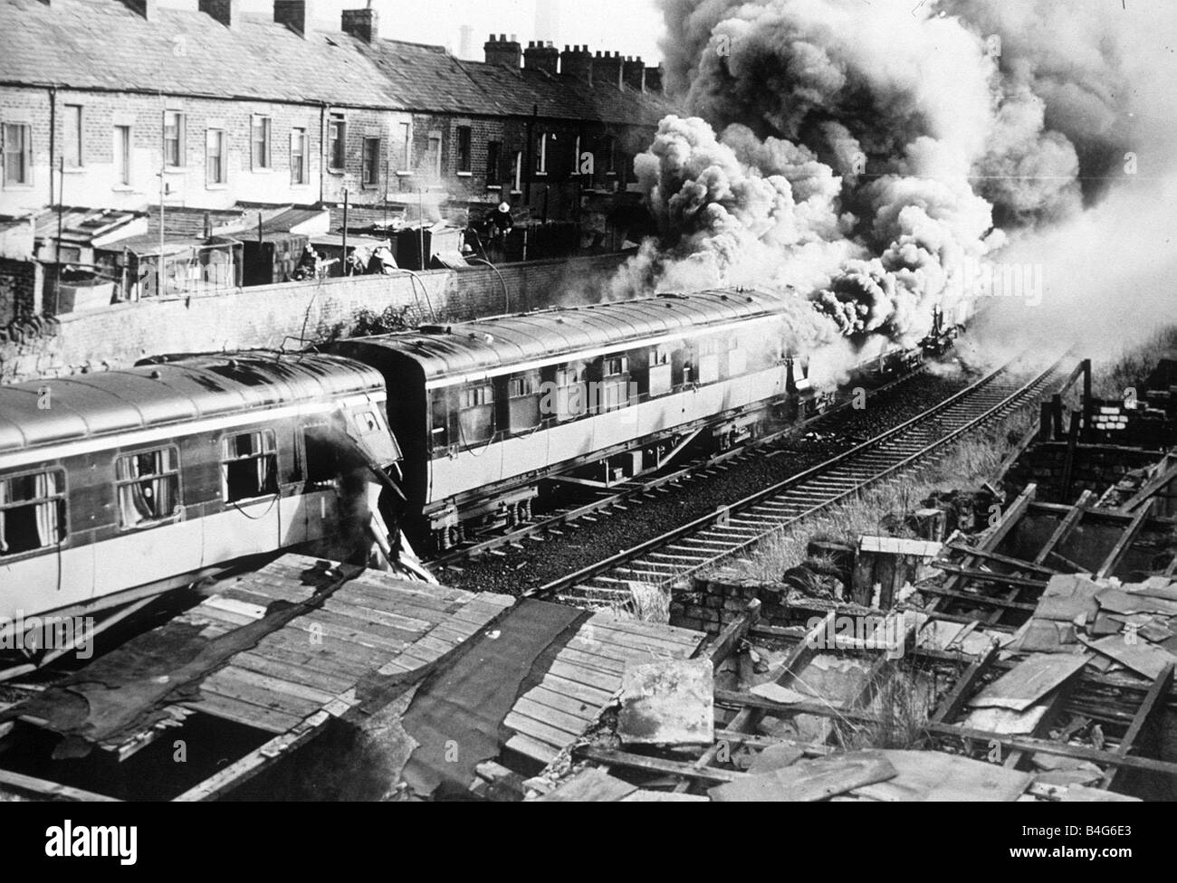IRA cause mayhem by bombing train on the Dublin Belfast railway line ...