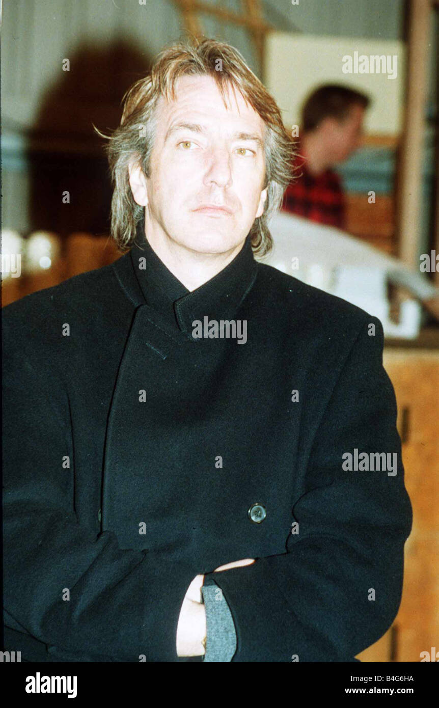 Alan Rickman Film Actor Stock Photo - Alamy