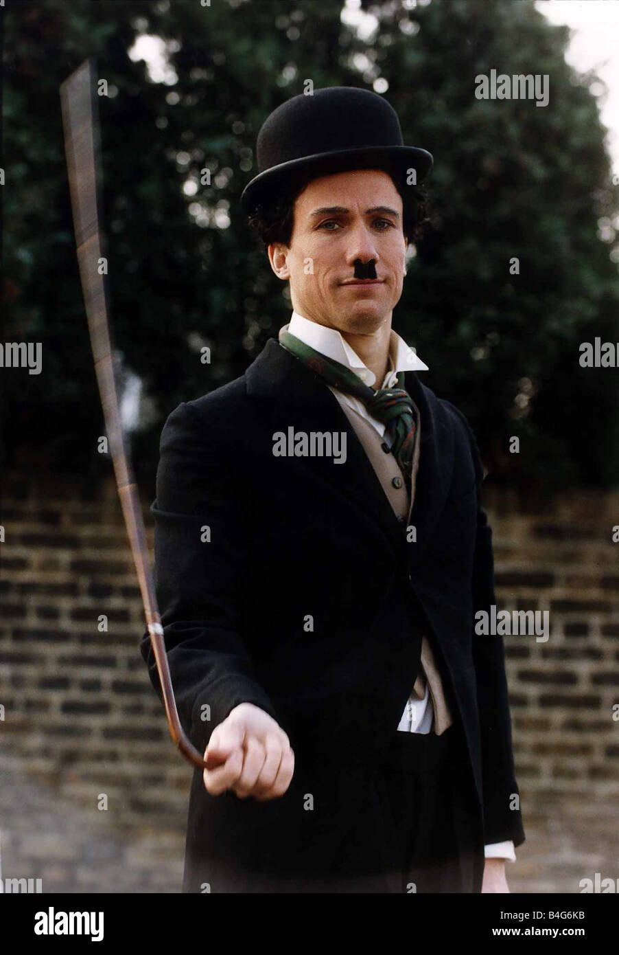 Peter Duncan actor playing the part of Charlie Chaplin in the title ...