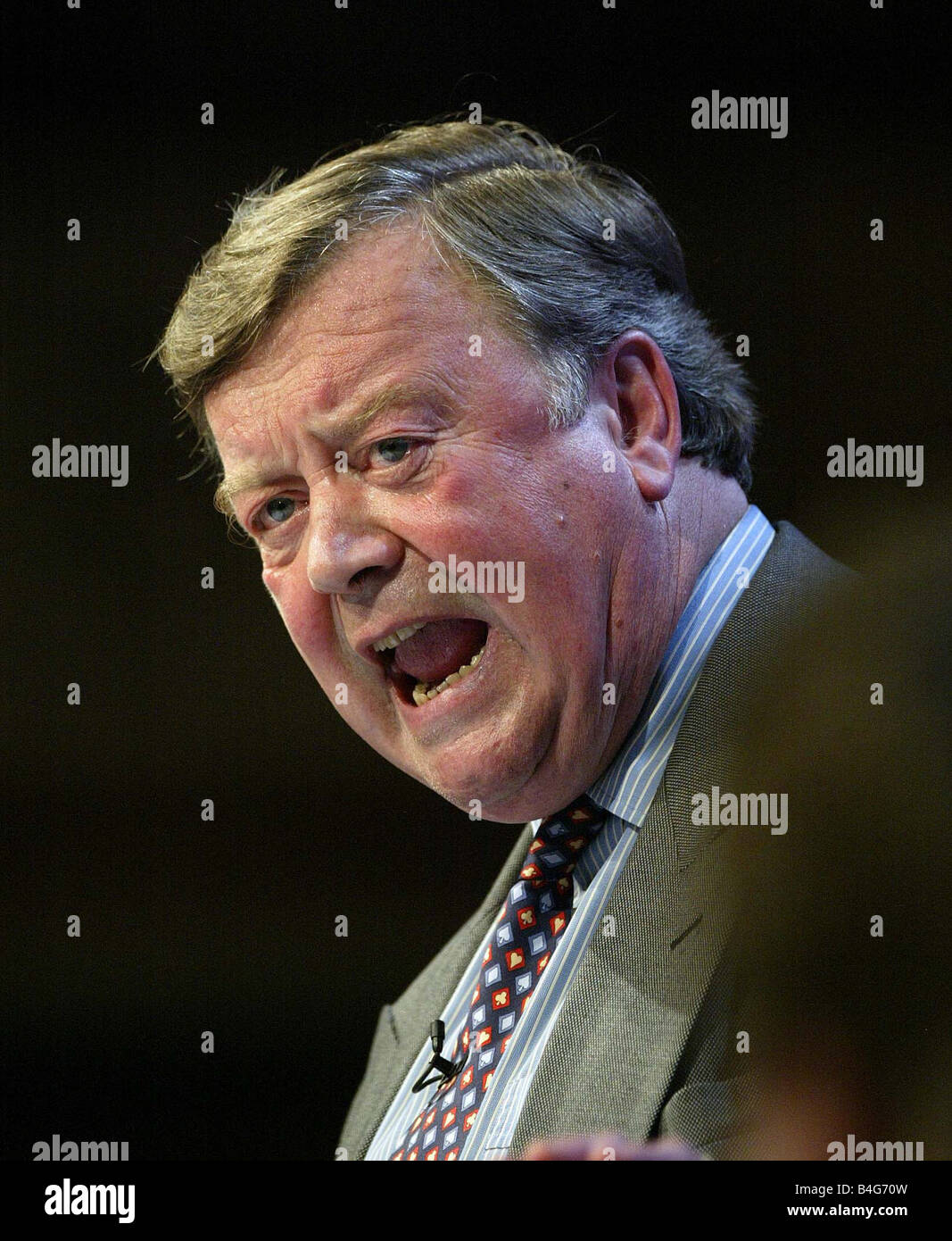 2005 Tory party leader contender Ken Clarke known as The Beast seen ...