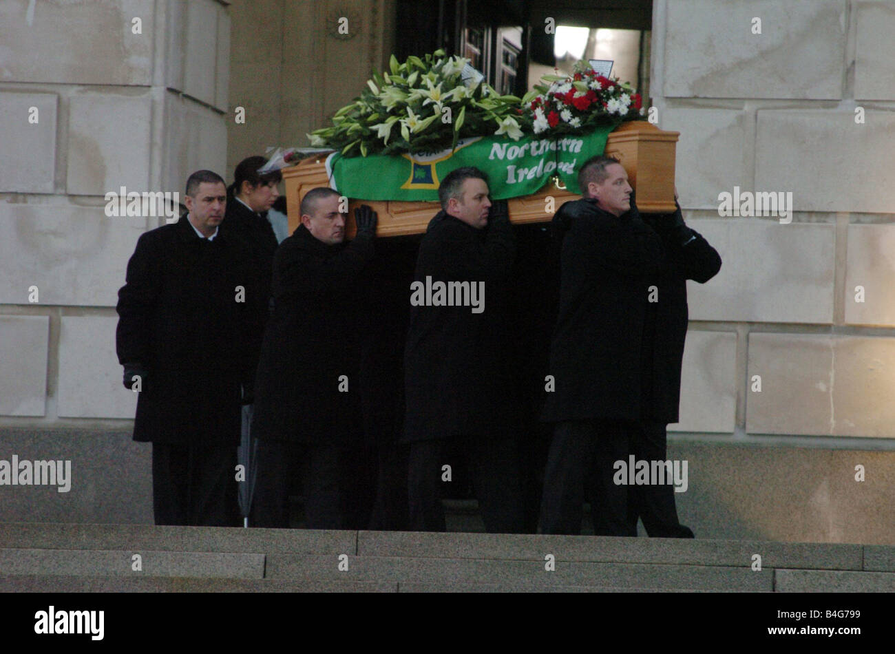 George Best funeral which was held at Stormont Castle in Belfast Our ...