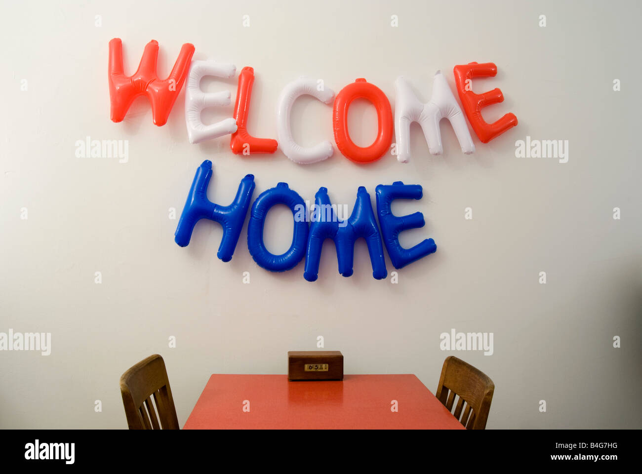 Welcome Home Sign High Resolution Stock Photography and Images - Alamy