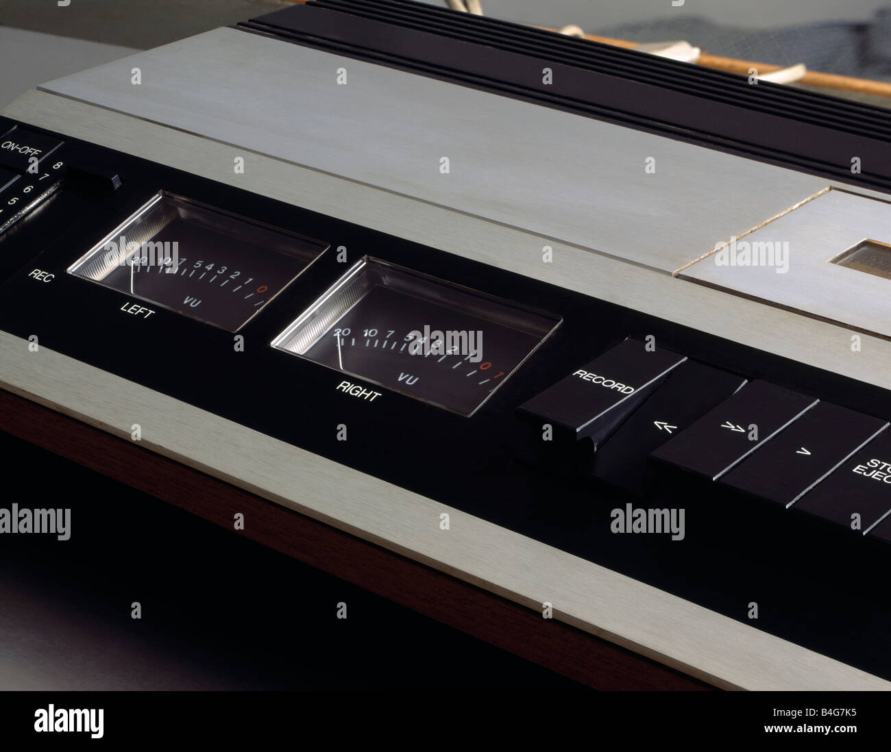 An old tape recorder Stock Photo - Alamy