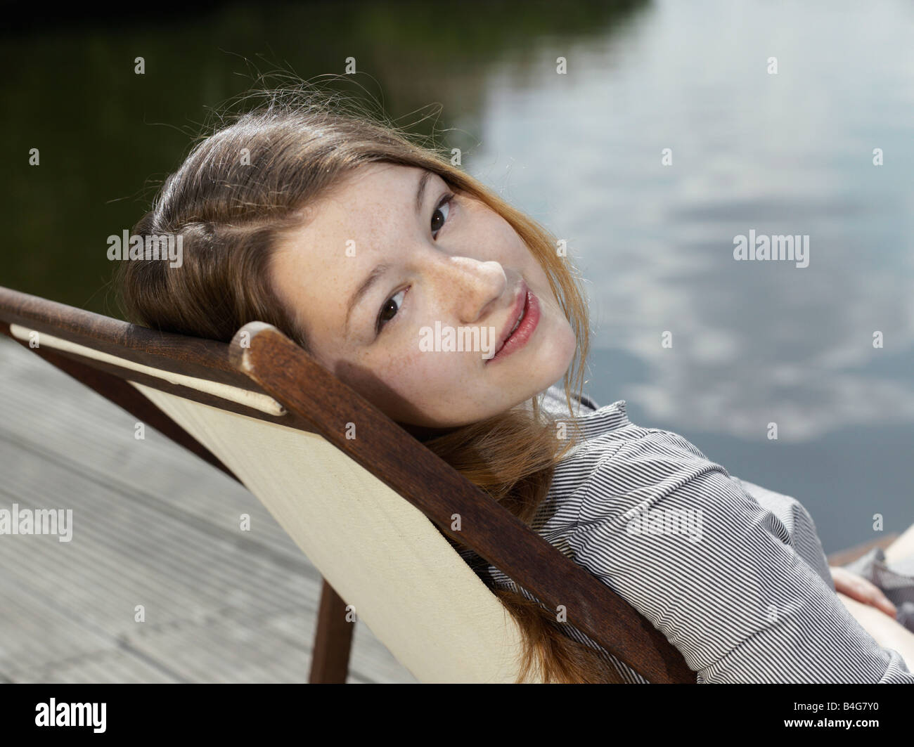 Canvas chair deck deck chair hi-res stock photography and images - Alamy