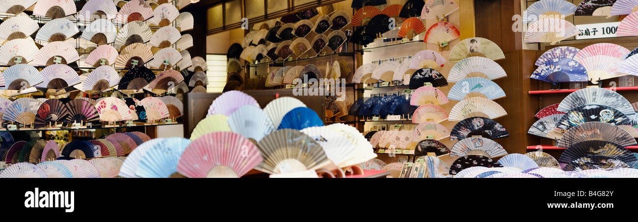 A fan shop, Japan Stock Photo - Alamy