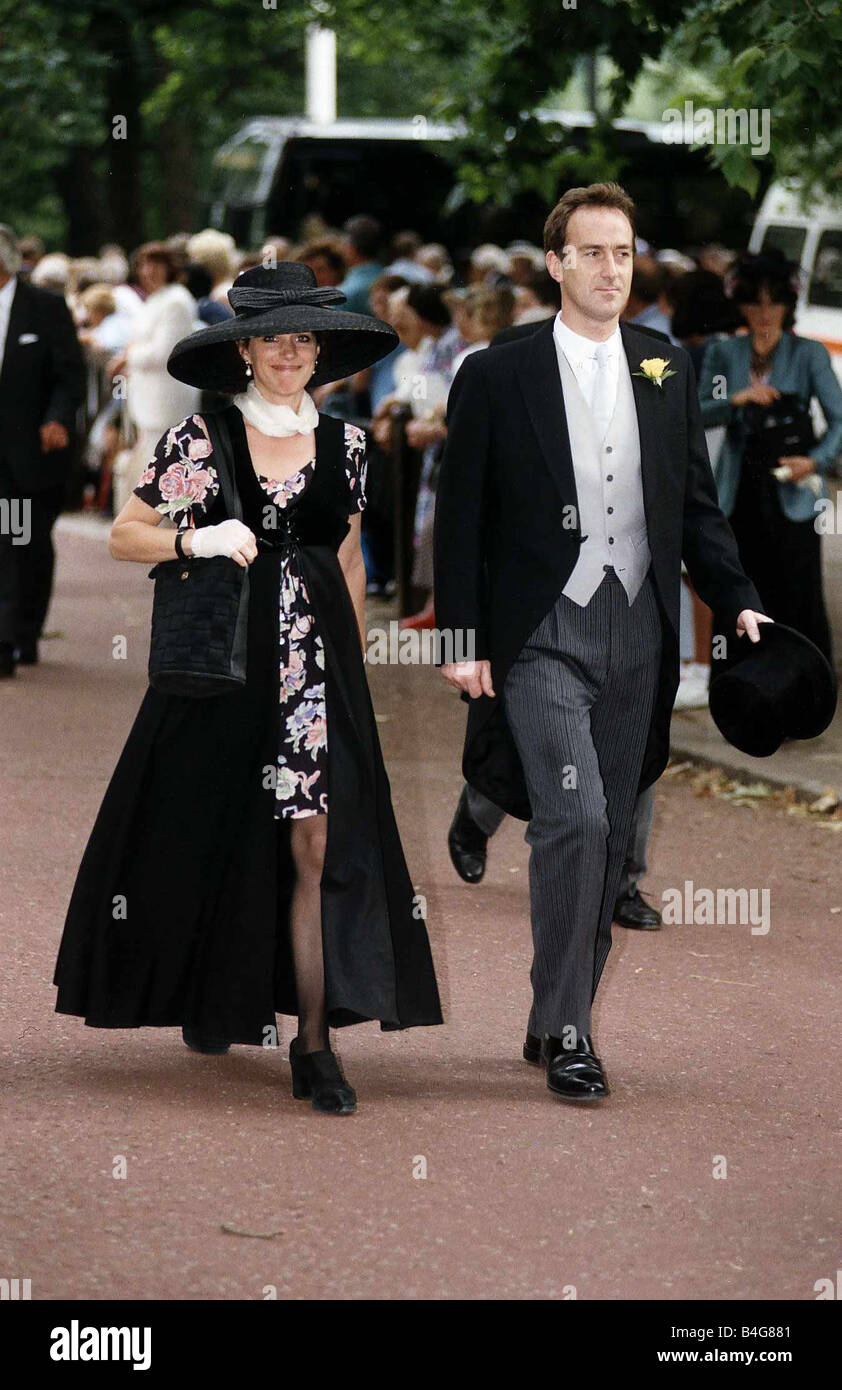 Angus Deayton Actor and TV Presenter with unidentified woman attends ...