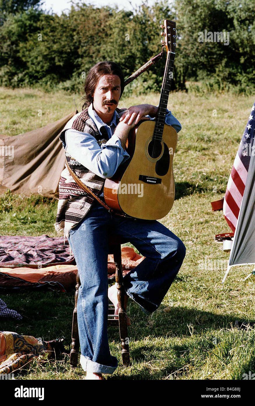 Angus Deayton actor writer and television presenter acts the part of a ...