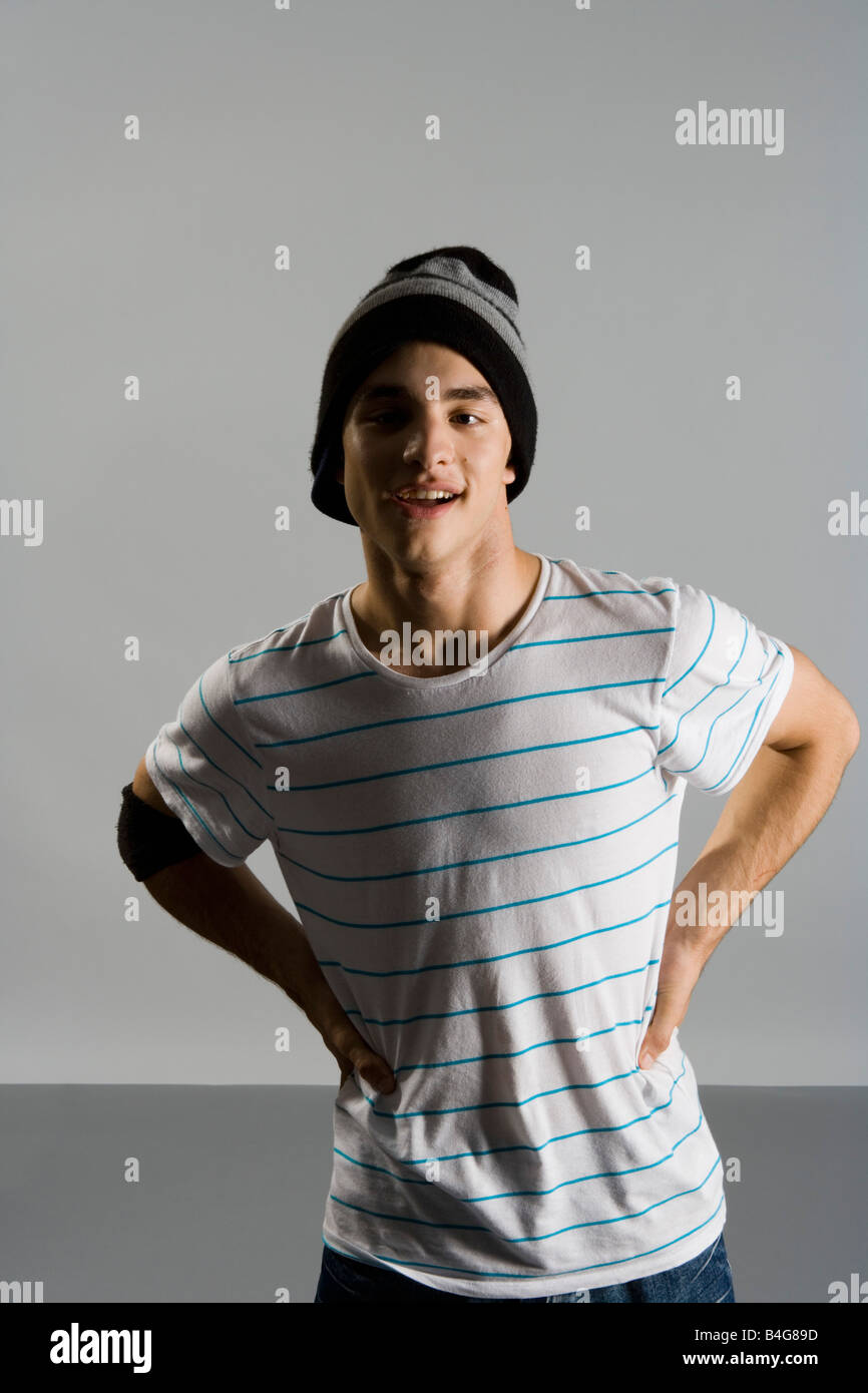Portrait of a B-boy Stock Photo - Alamy