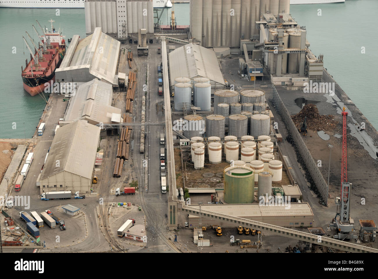 Chemical storage container aerial hi-res stock photography and images ...