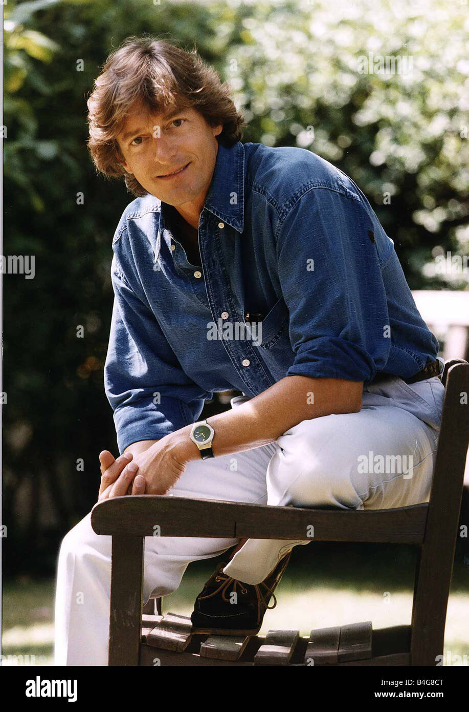 Nigel Havers actor at his Kensington Home Stock Photo - Alamy