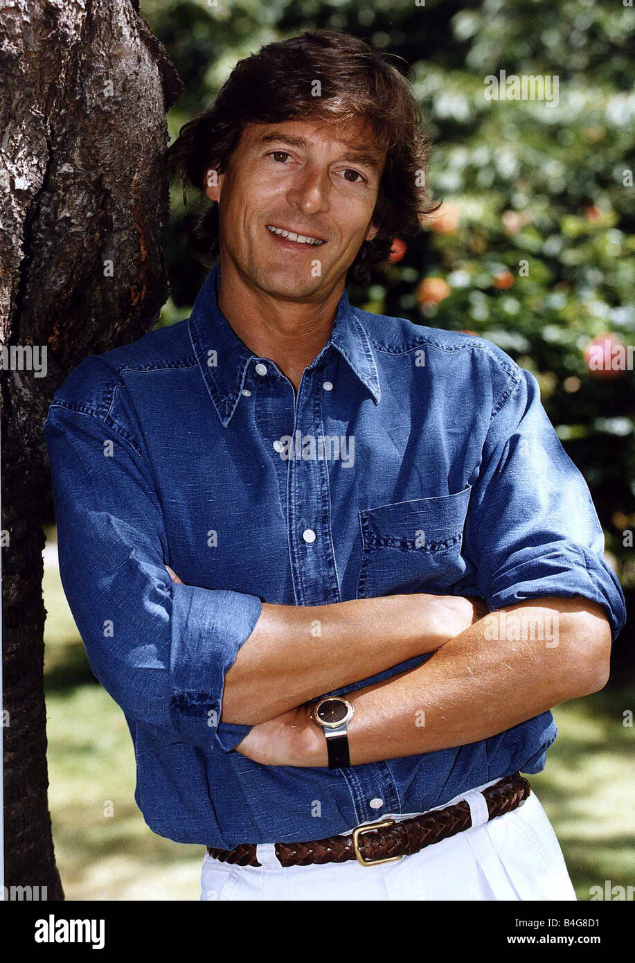 Nigel Havers actor at his Kensington home Stock Photo - Alamy