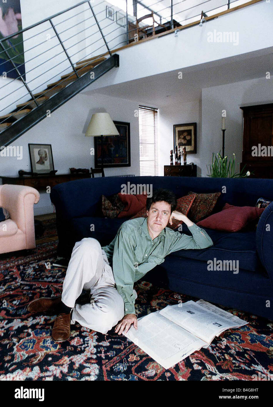 Griff Rhys Jones actor and comedian who stars with Mel Smith in Alas ...