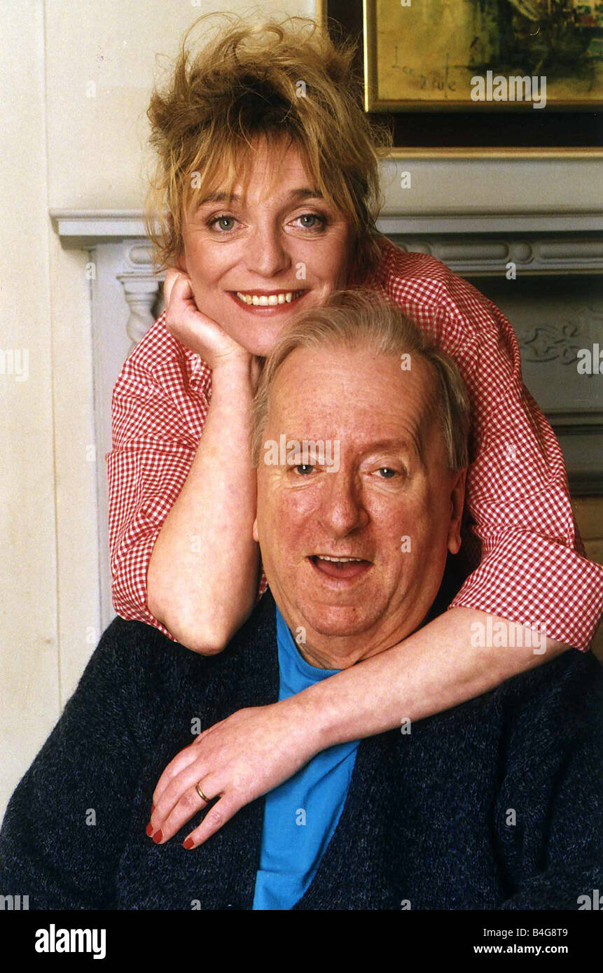 Hugh Lloyd Actor With Shan Davies Stock Photo - Alamy