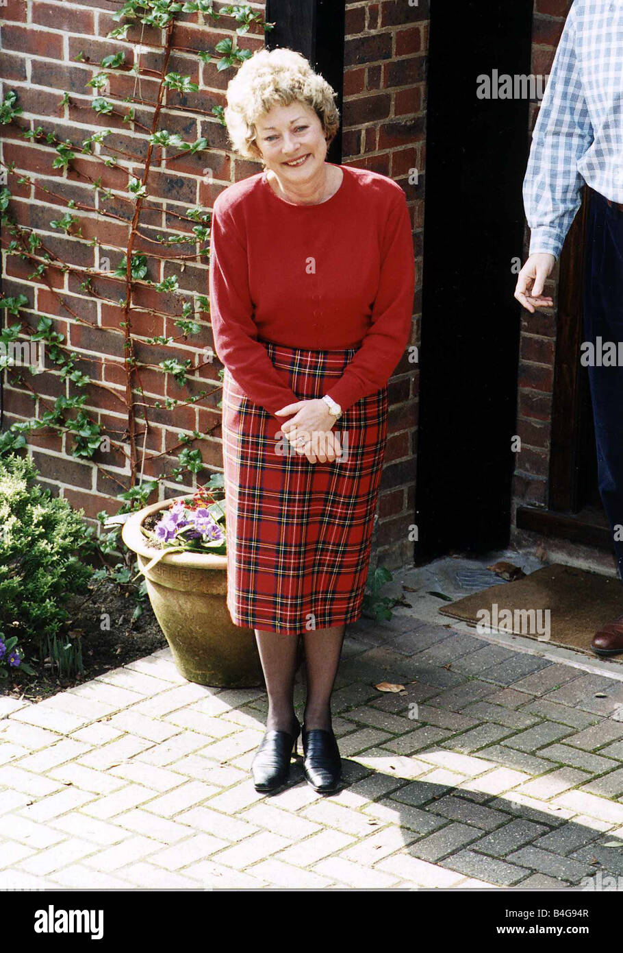 Lizzie Power actress wife of Michael Aspel Stock Photo - Alamy