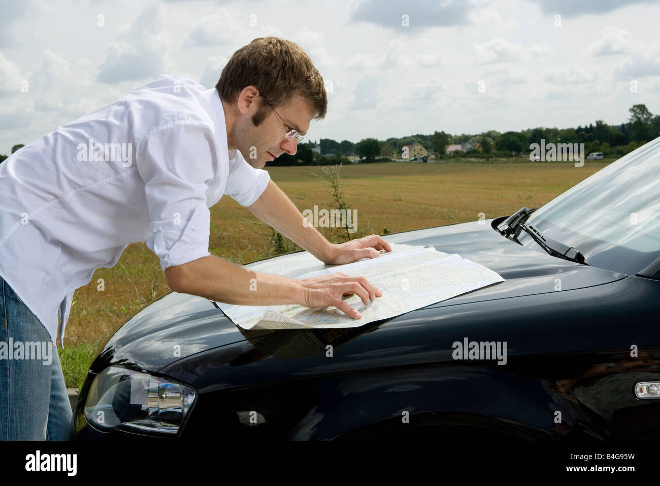 Berlin on map hi-res stock photography and images - Alamy