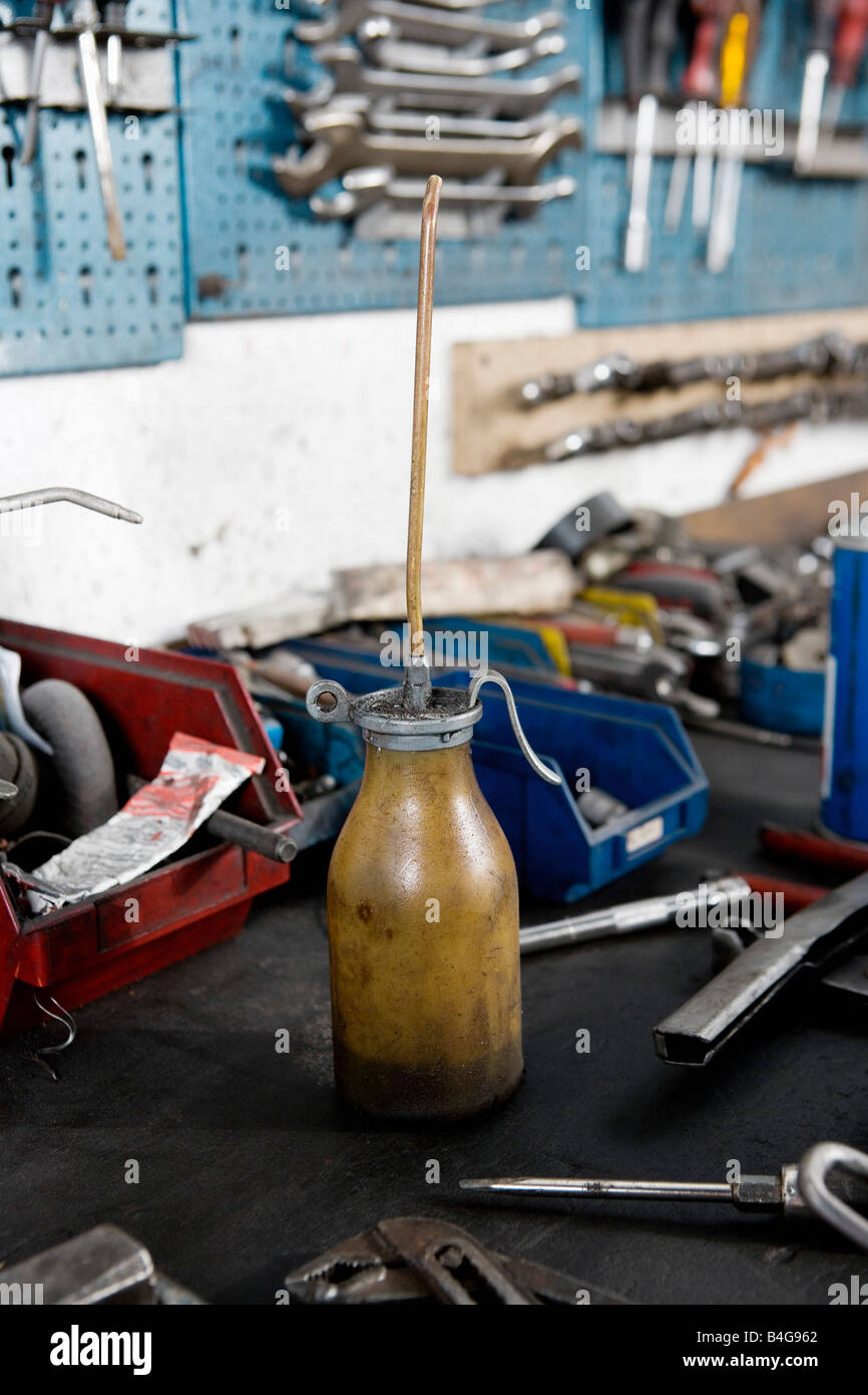 Work tools and equipment in a workshop Stock Photo - Alamy