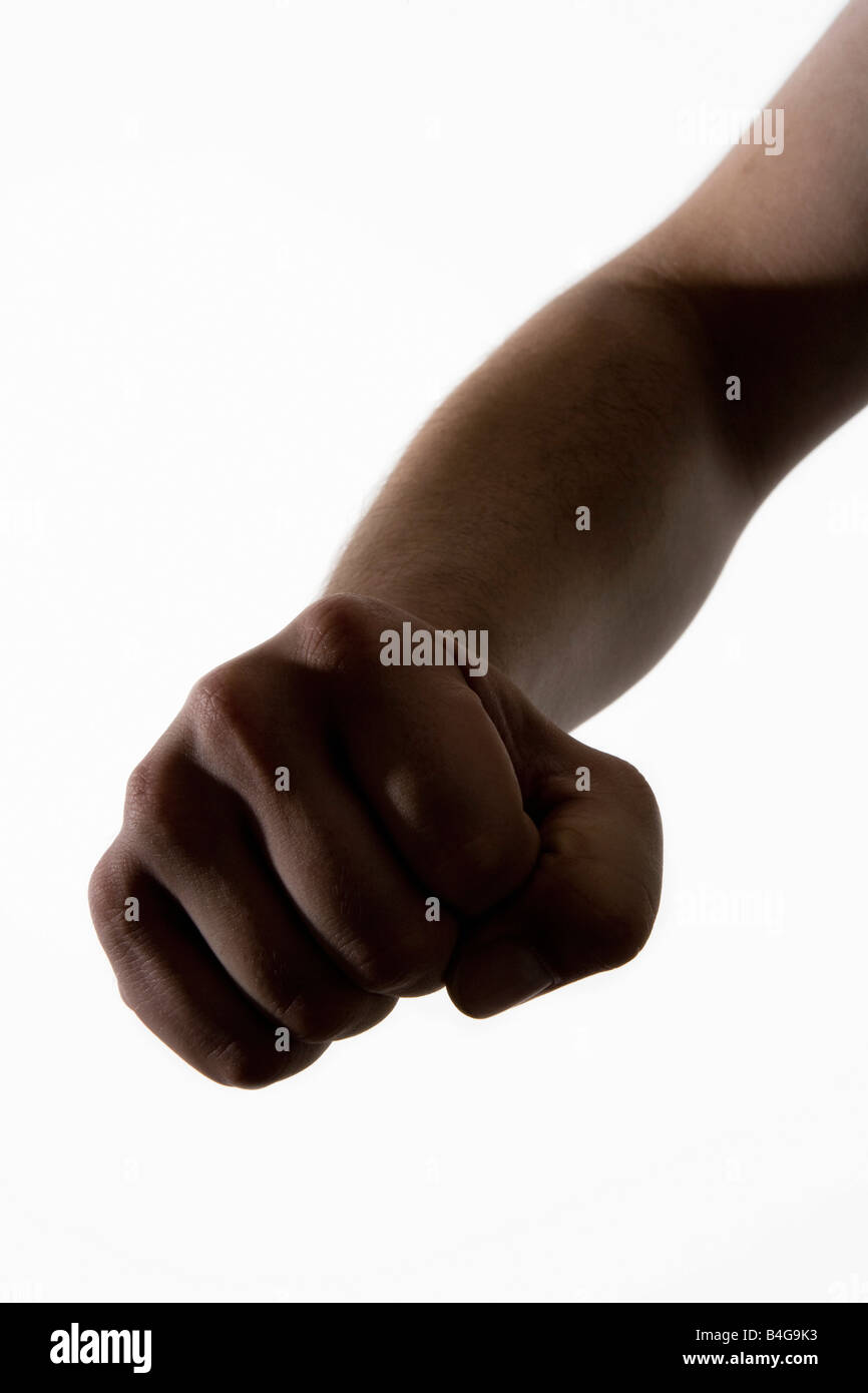 A clenched fist Stock Photo - Alamy