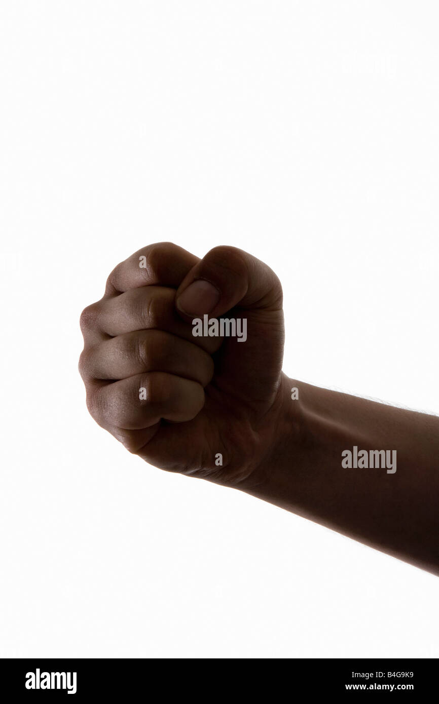 A clenched fist Stock Photo - Alamy