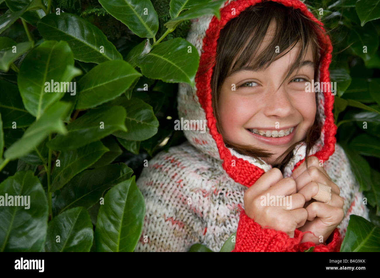 Sinister Face In Bushes