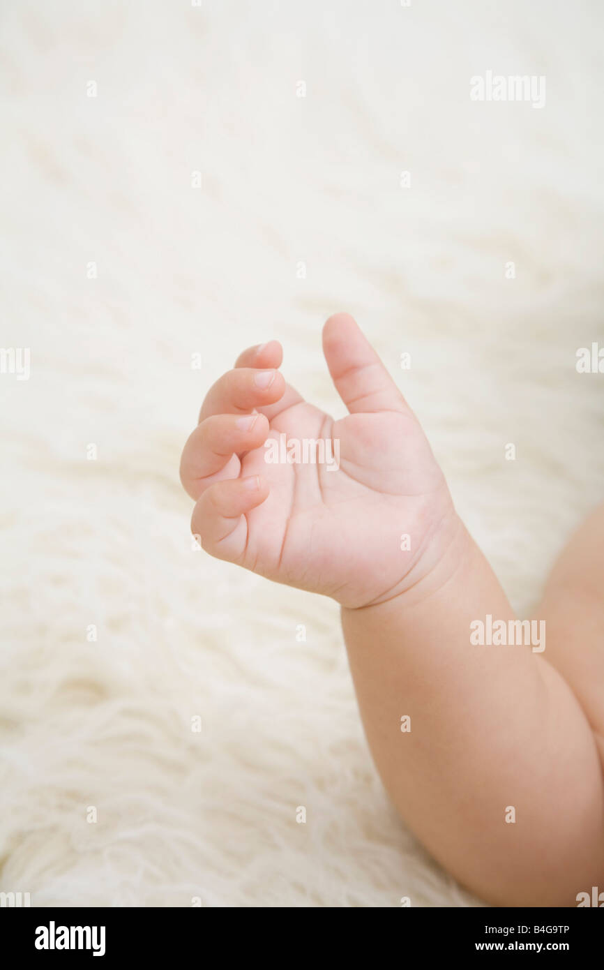 A baby's hand, close-up Stock Photo - Alamy